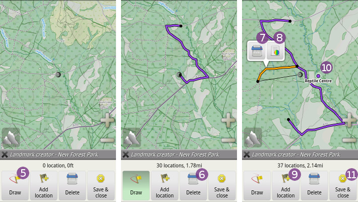 How to manually create a track ? - OfflineMaps